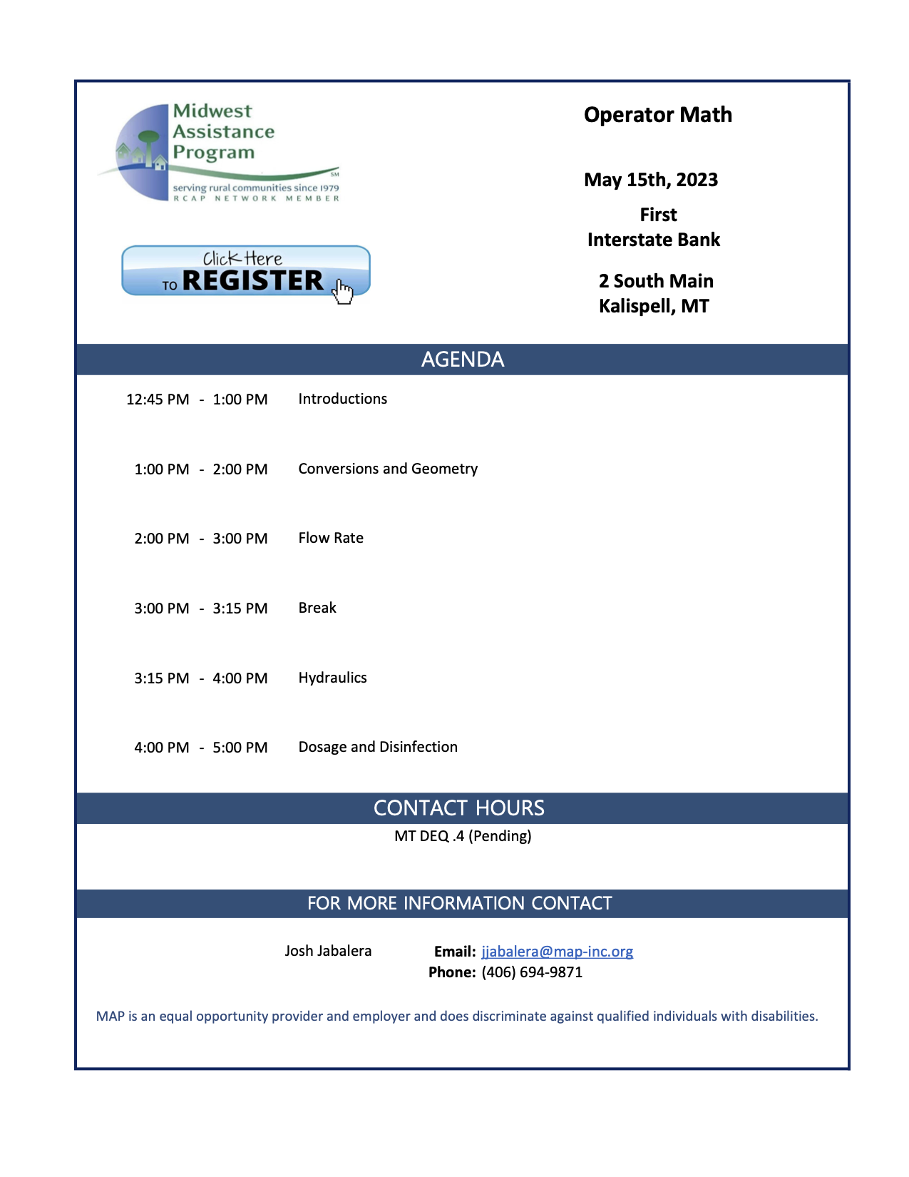 Spring Water School 2023 - Academic Technology and Outreach | Montana ...